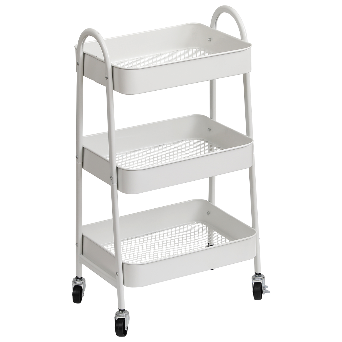 Multifunctionele Trolley 3 Laags - Opbergtrolley - Karretje op wielen ...