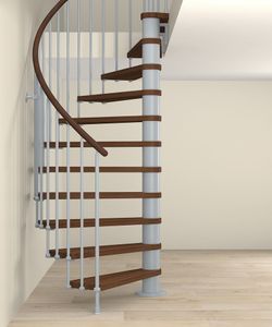 Houten Wenteltrap / Spiltrap TULIP - Bouwpakket Halve Draai - Multi ...