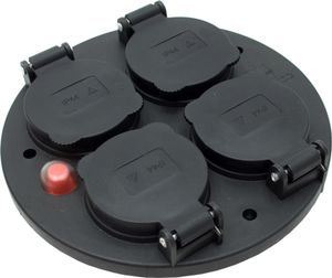 Kelfort 4-Voudig Contactplaat voor Kabelhaspel Easy Reel 150 en 200 ...