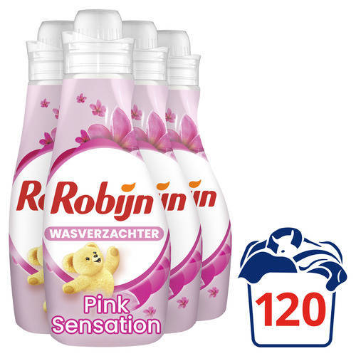 Robijn Robijn Pink Sensation Vloeibaar Wasverzachter - 4 x 30 ...