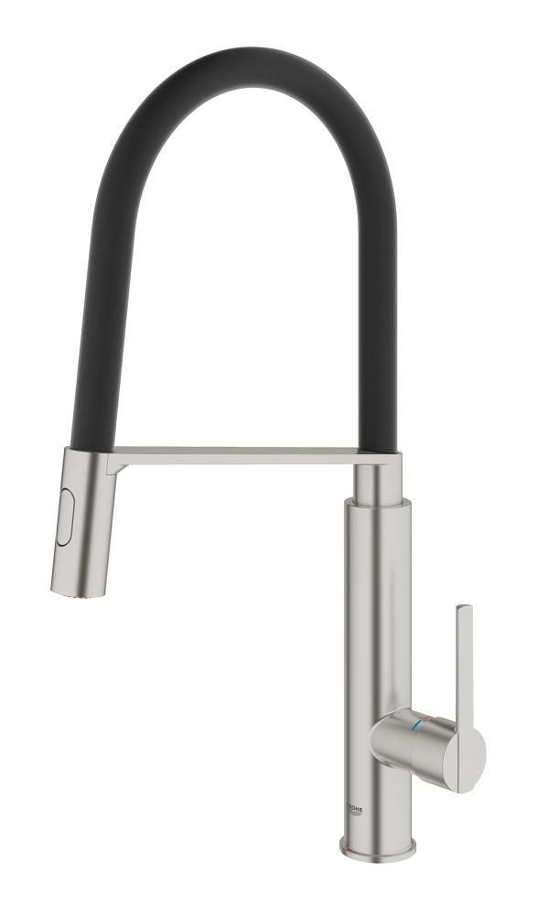 GROHE QuickFix Feel Professional keukenkraan met hendel e...