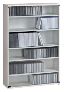 CD DVD kast Maya L 110 cm hoog in wit
