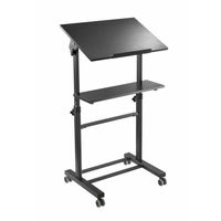 Lessenaar lectern - presentatie meubel - verrijdbaar - hoogte verstelbaar