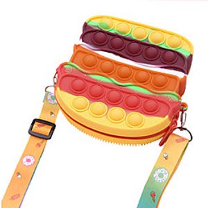 burger pop it fidget speelgoed schoudertas- regenboog pop...