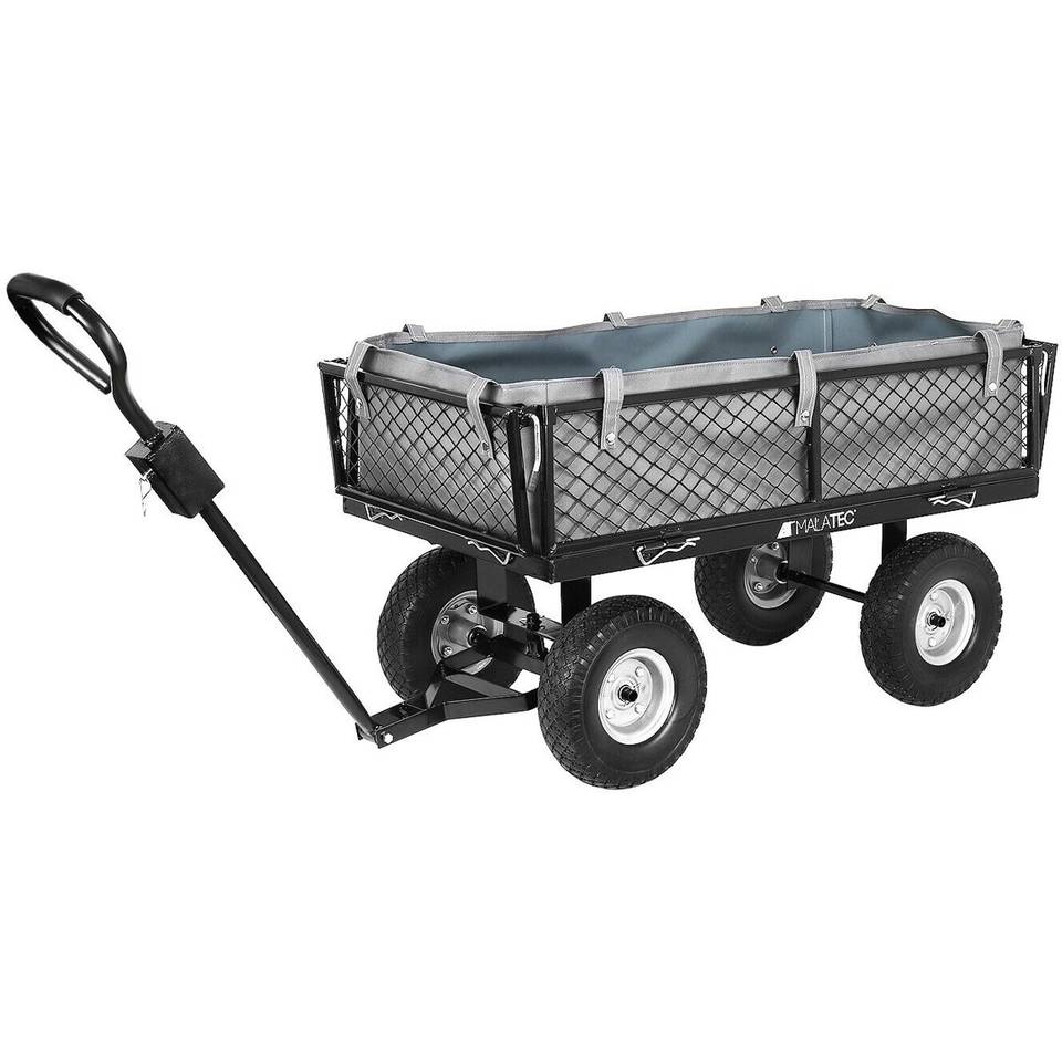 Heavy Duty Bolderkar Met Anti-Lek Banden - Trekkar Handwa...