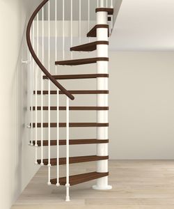 Houten Wenteltrap / Spiltrap TULIP - Bouwpakket Halve Draai - Multi ...